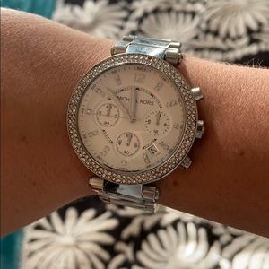 Michael Kors | Jewelry | Michael Kors Silver Watch | Poshmark
